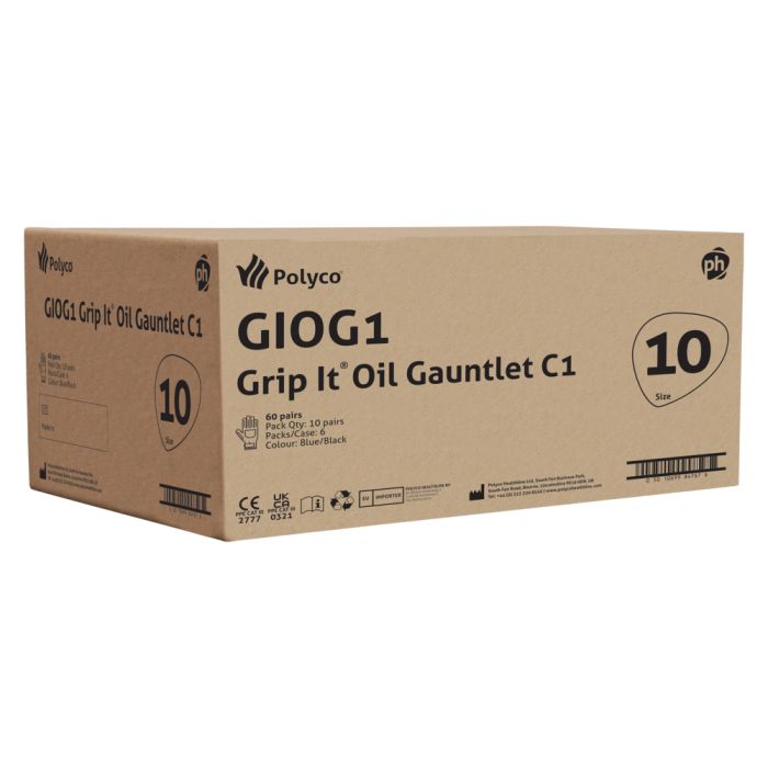 Polyco Grip It Oil Gauntlet C1 Chemical Resistant Gauntlet