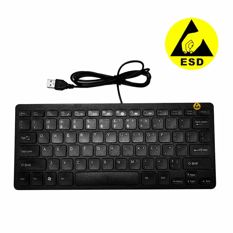 Lab Cleanroom Use Small ESD Keyboard Antistatic Wired Mini Keyboard ...
