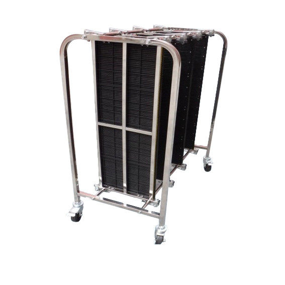 304 Stainless Steel ESD PCB Cart ESD Magazine Rack Horiz Hold Panel ...