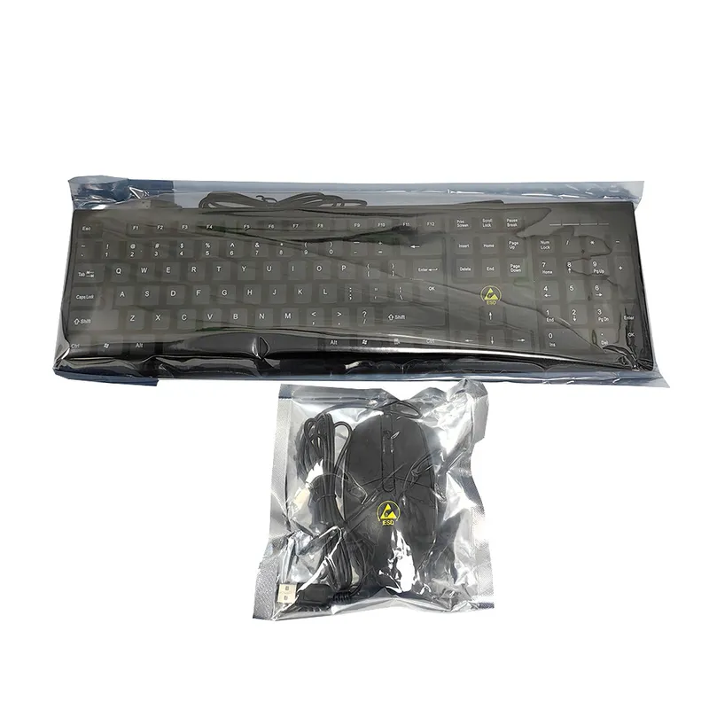 Black Cleanroom ESD Antistatic Wired Mouse Keyboard Set – Phil ...