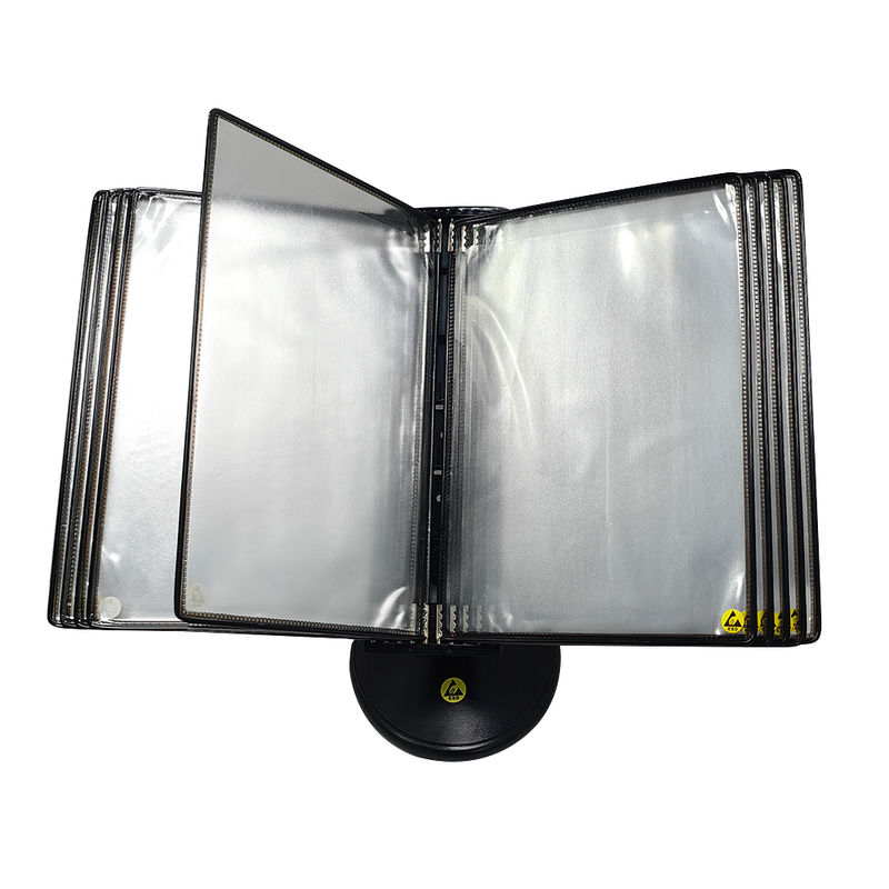 Anti-Static Wall Mounted Rotary Shaft A4 Display Rack - Phil Industries ...