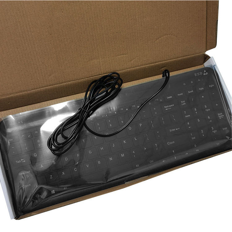 Black ESD Antistatic Wired Keyboard Mouse Set For Lab Cleanroom - Phil ...